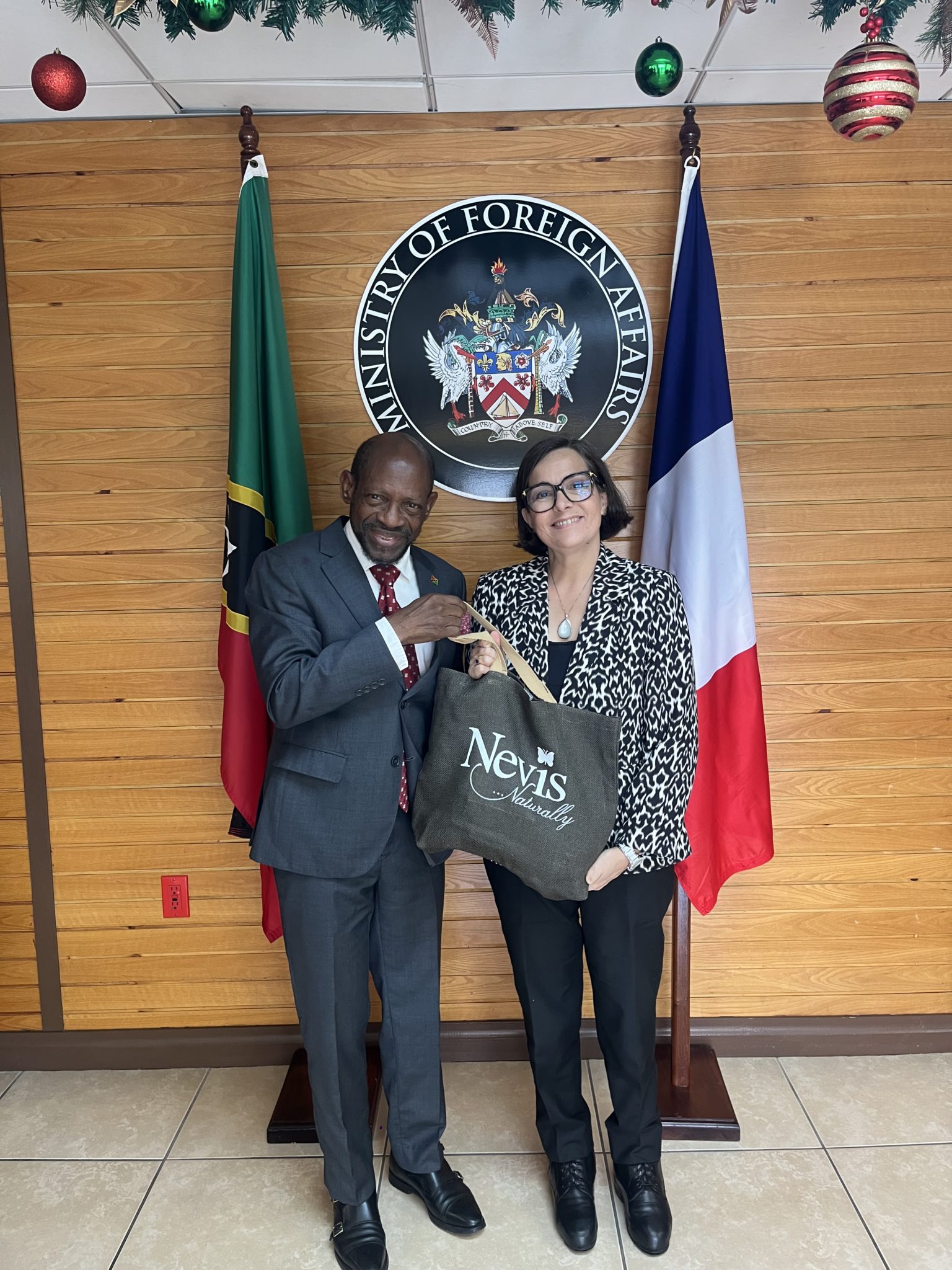 Minister Douglas Receives Newly Appointed French Ambassador – Ministry ...